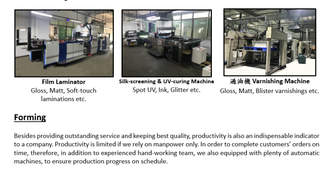 China Po Fat Offset Printing Ltd. factory production line