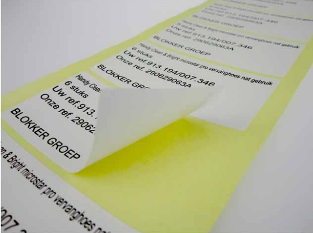 PMS CMYK Printing Label Stickers Flexo Transparent Vinyl Sticker