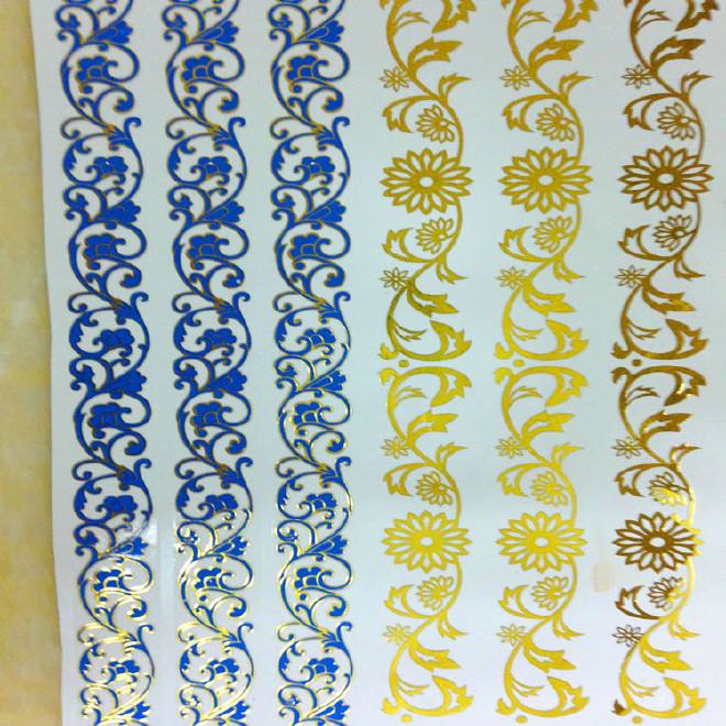 CMYK Adhesive Label Sticker Sheet Printing Polyethylene Labels