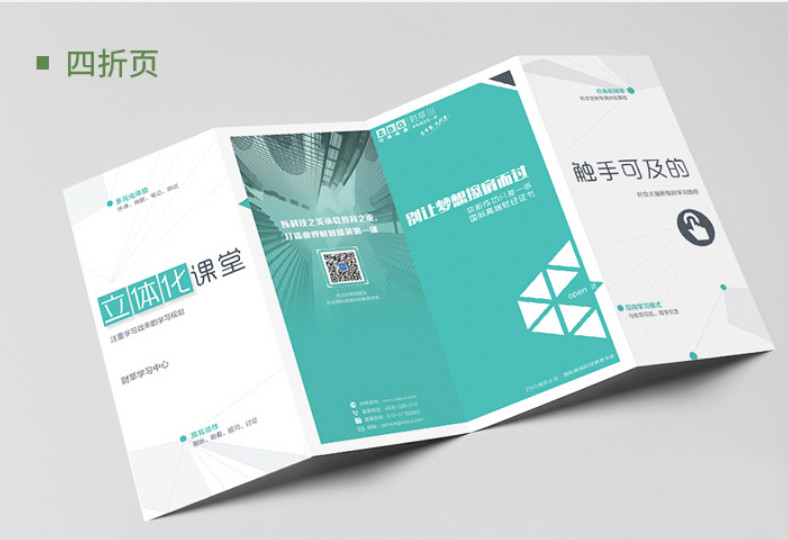 Fancy Paper A5 Brochure Printing Matt Film Laminated Print 4 Page Booklet