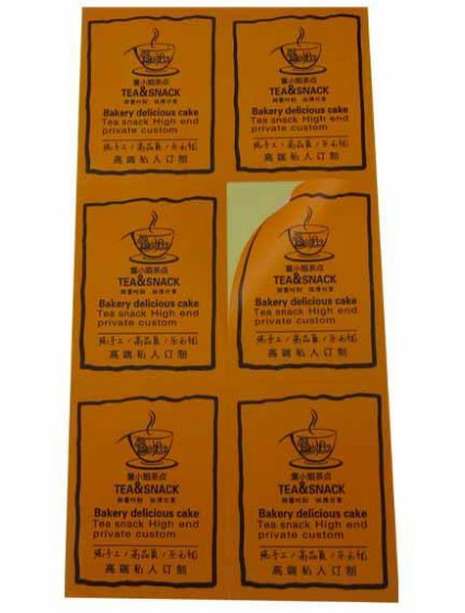 CMYK Matte Silver Polyester Label Sticker Printing Offset